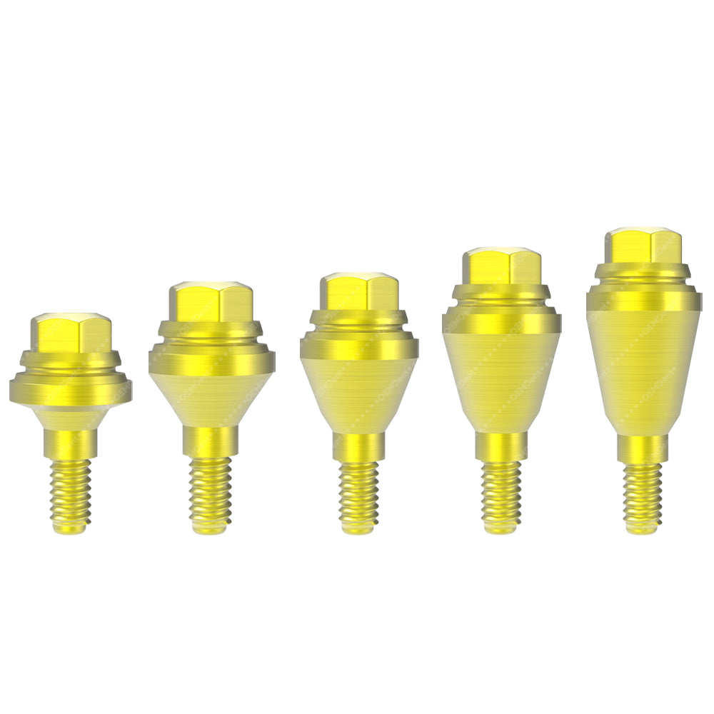 Straight Multi Unit 1.6 Abutment - GDT Implants Internal Hex Compatible ...