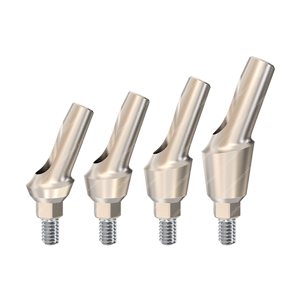 Anatomic Angulated Abutment 25° - GDT Implants® Internal Hex Compatibl ...