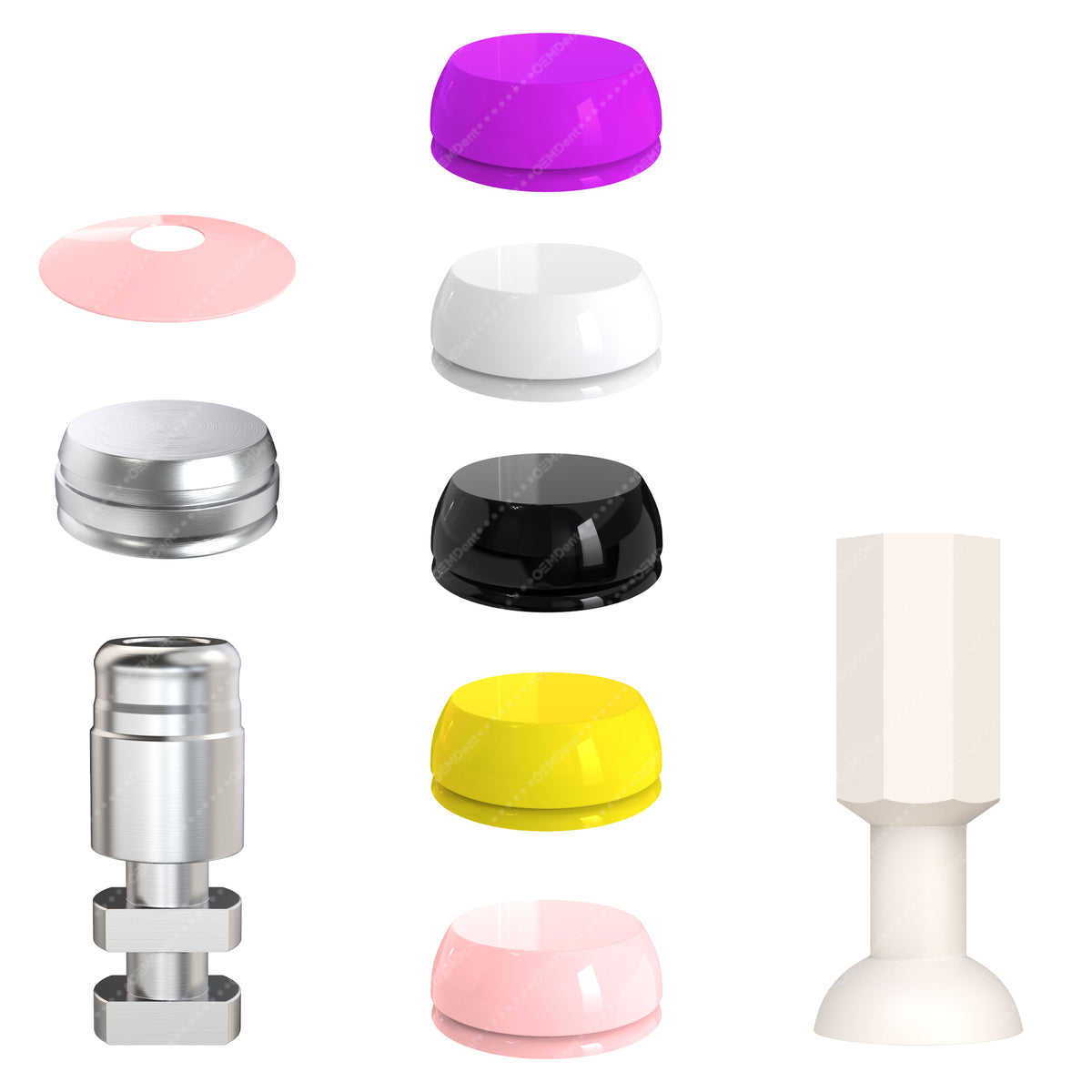 Loc Attachment Components - MIS Seven Internal Hex Compatible - OEMDent