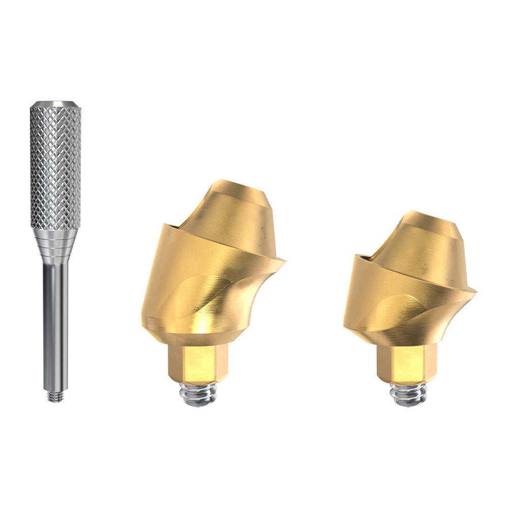 Angulated Multi Unit 1.6 Abutment 17° - GDT Implants Internal Hex ...