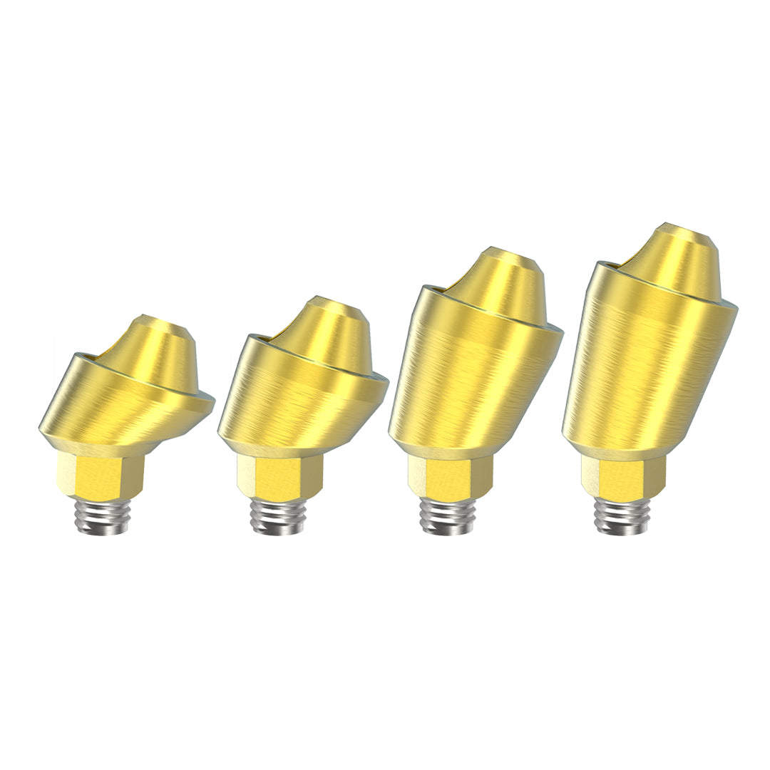 Angulated Multi Unit 1.6 Abutment 17° - GDT Implants Internal Hex ...