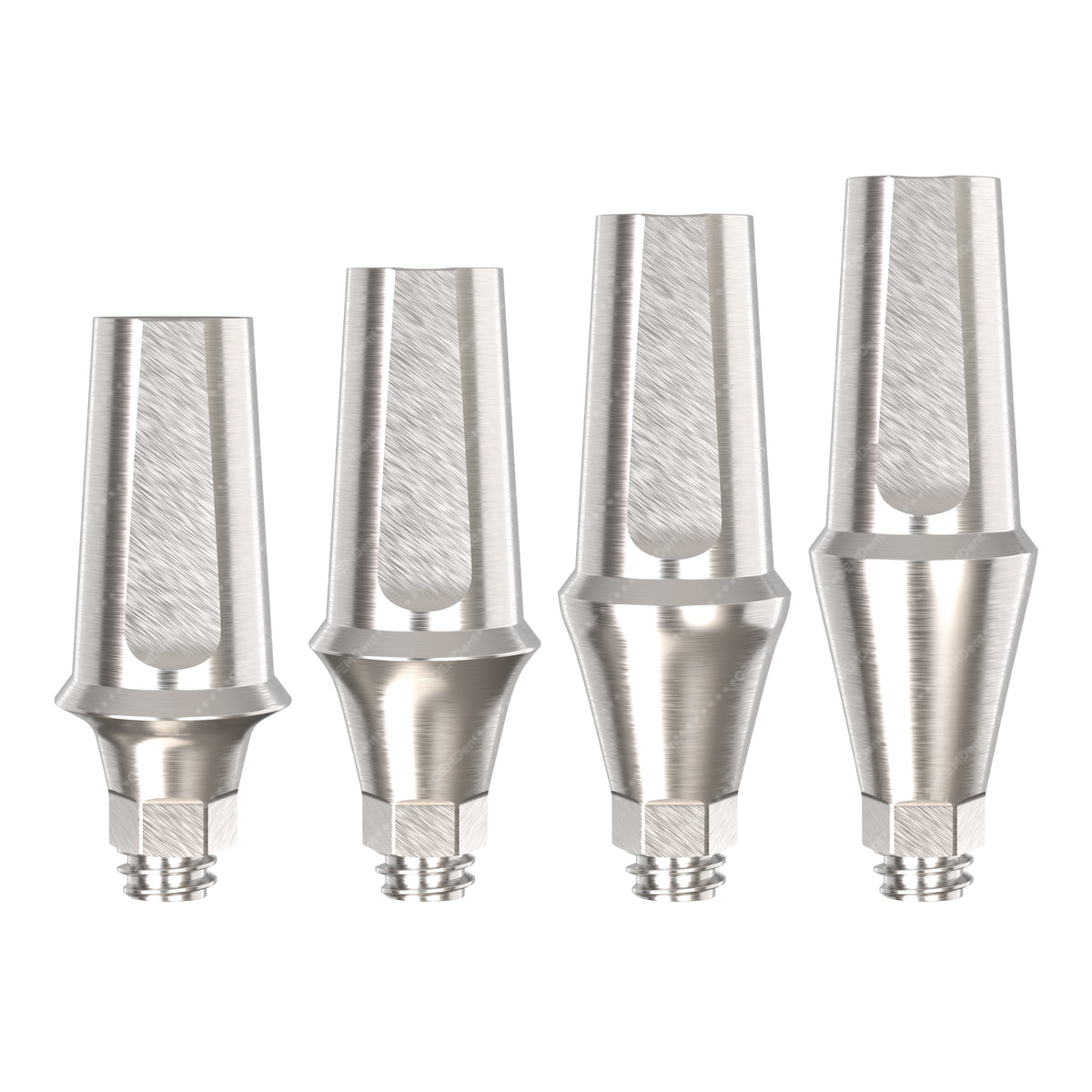 Straight Abutments - Osstem®TS Hexagon Compatible - OEMDent