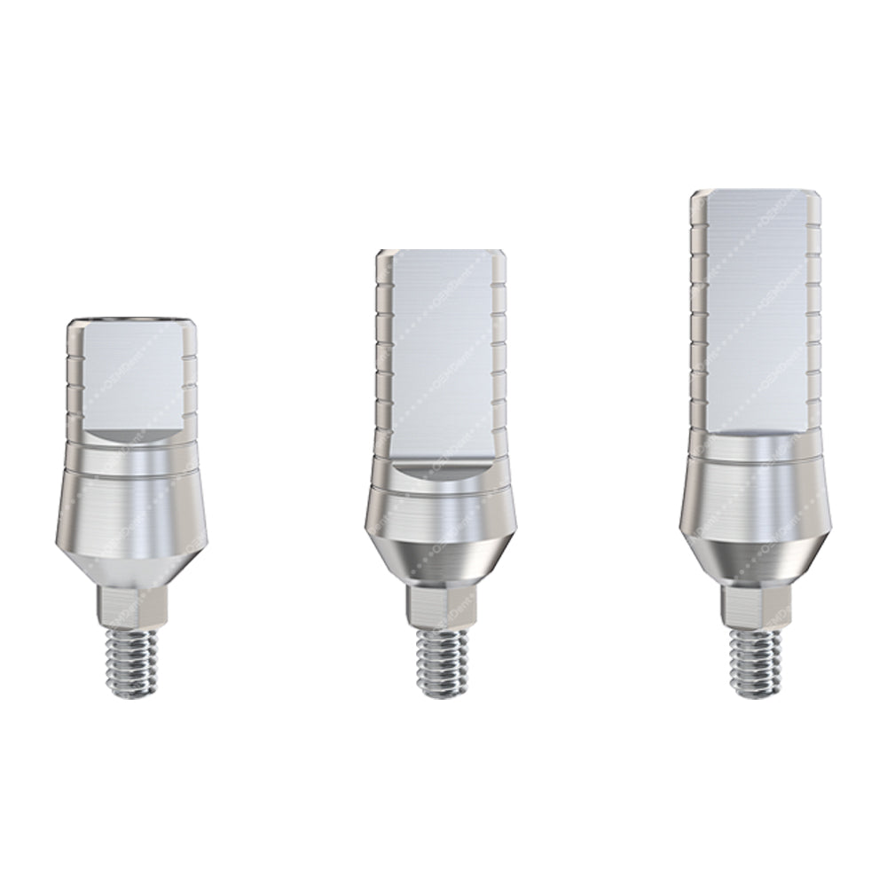 Straight Abutment Wide Platform - MIS Seven Internal Hex Compatible ...
