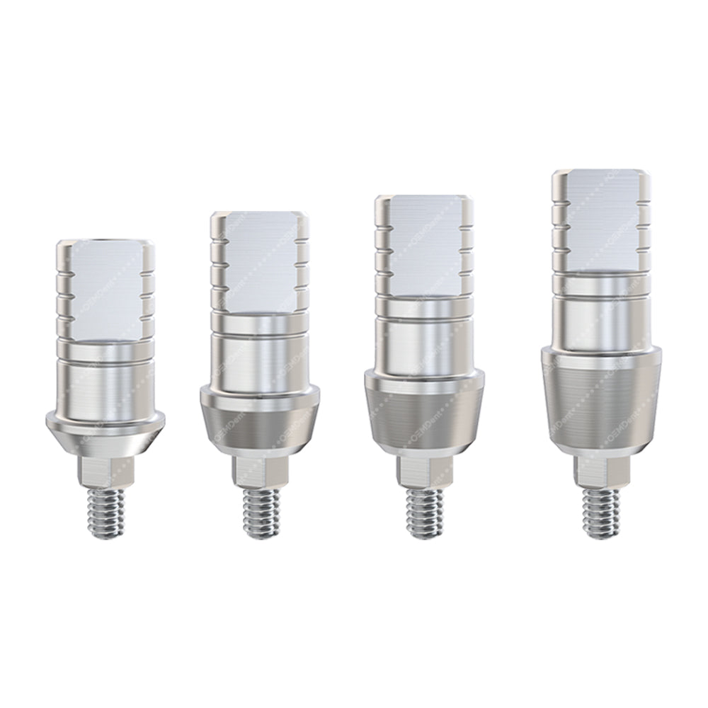 Straight Shoulder Abutment Wide Platform - MIS Seven Internal Hex ...
