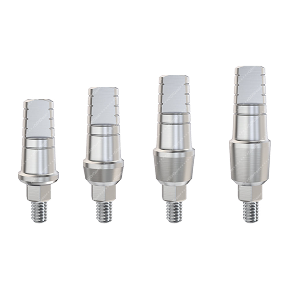 Straight Shoulder Abutment Standard Platform - MIS Seven Internal Hex ...